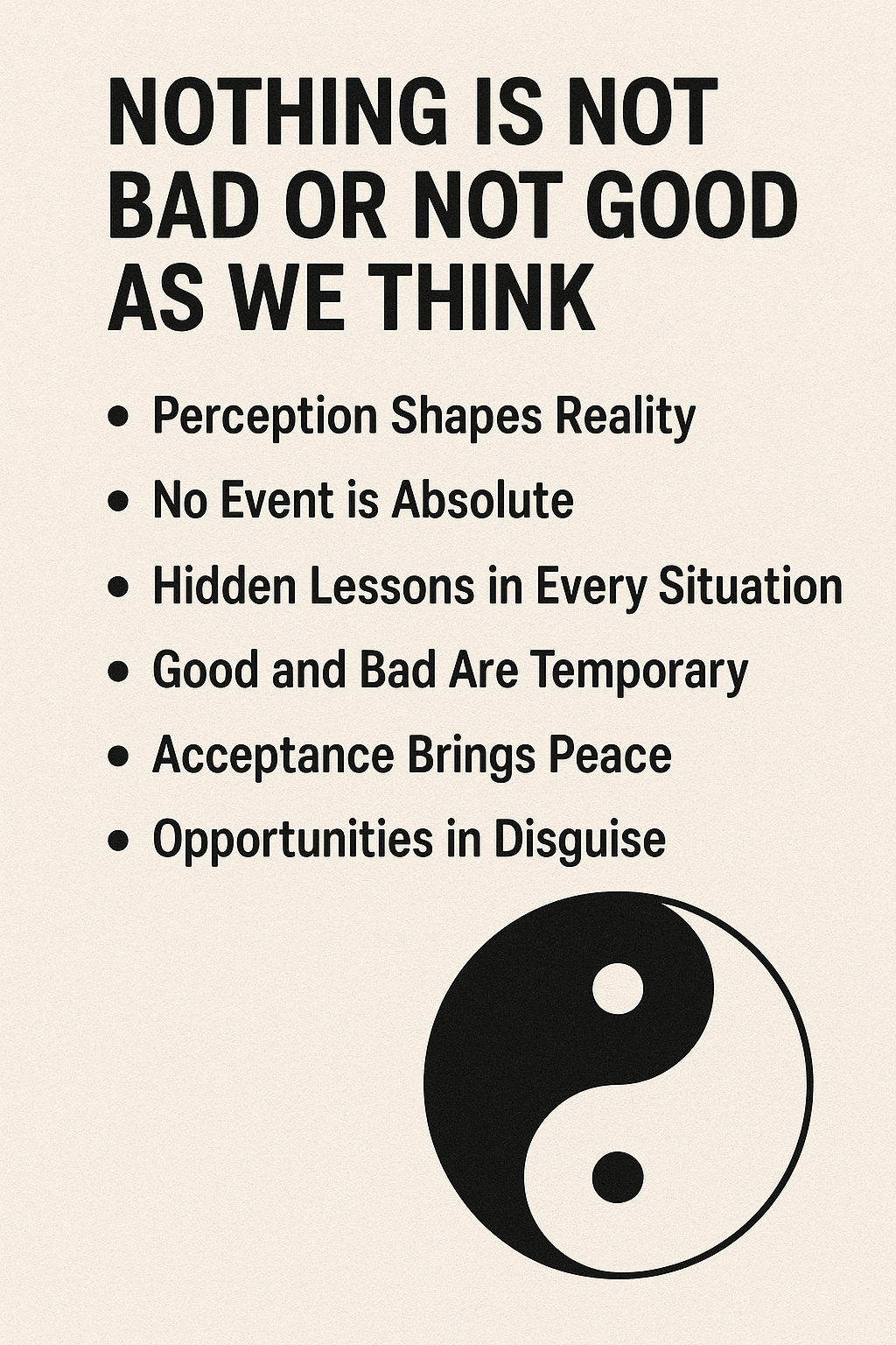 Nothing is Not Bad or Not Good as We Think – Pioneer Edge