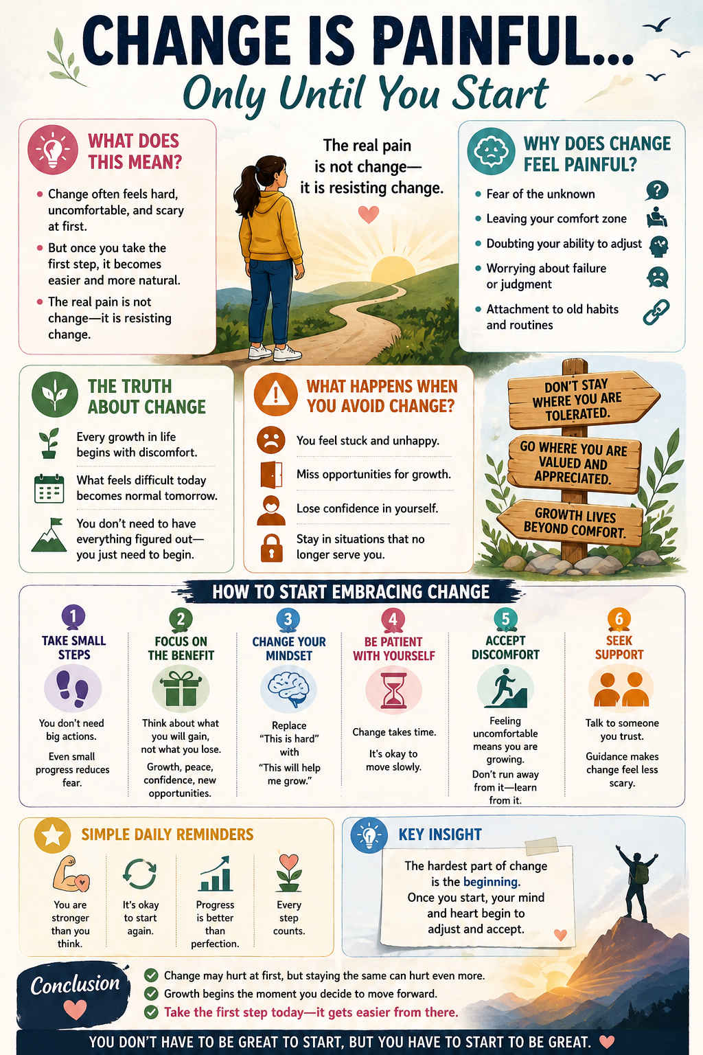 🌱 Change is Painful… Only Until You Start – Pioneer Edge